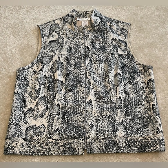 dawn joy fashions | Jackets & Coats | Dawn Joy Usa Snake Skin Design ...